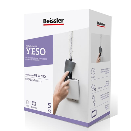 caja yeso 5kg beissier - Ferretería Julià